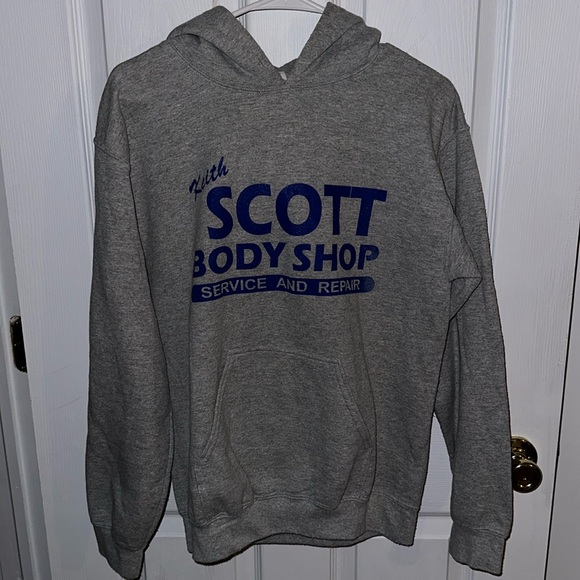 Gildan | Tops | Keith Scott Body Shop Hoodie | Poshmark
